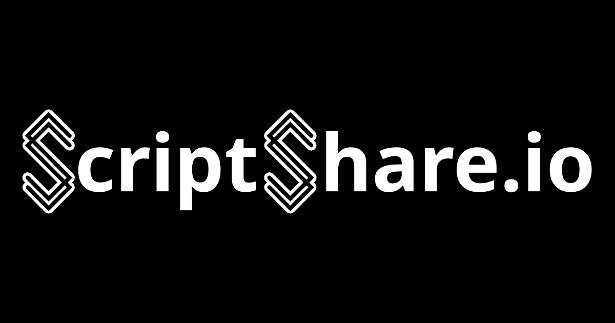 ScriptShare | Share and Discover Scripts